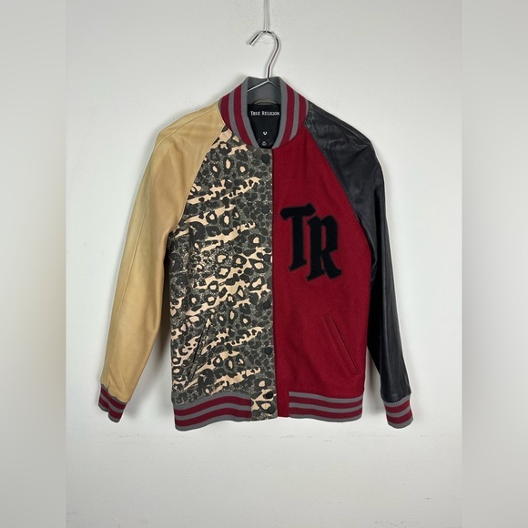 True Religion | Jackets & Coats | True Religion Mens Camo Varsity ...